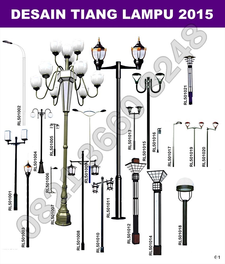 Tiang Lampu Model 2015 Tiang Lampu Lampu & Perlengkapannya Perlengkapan ...