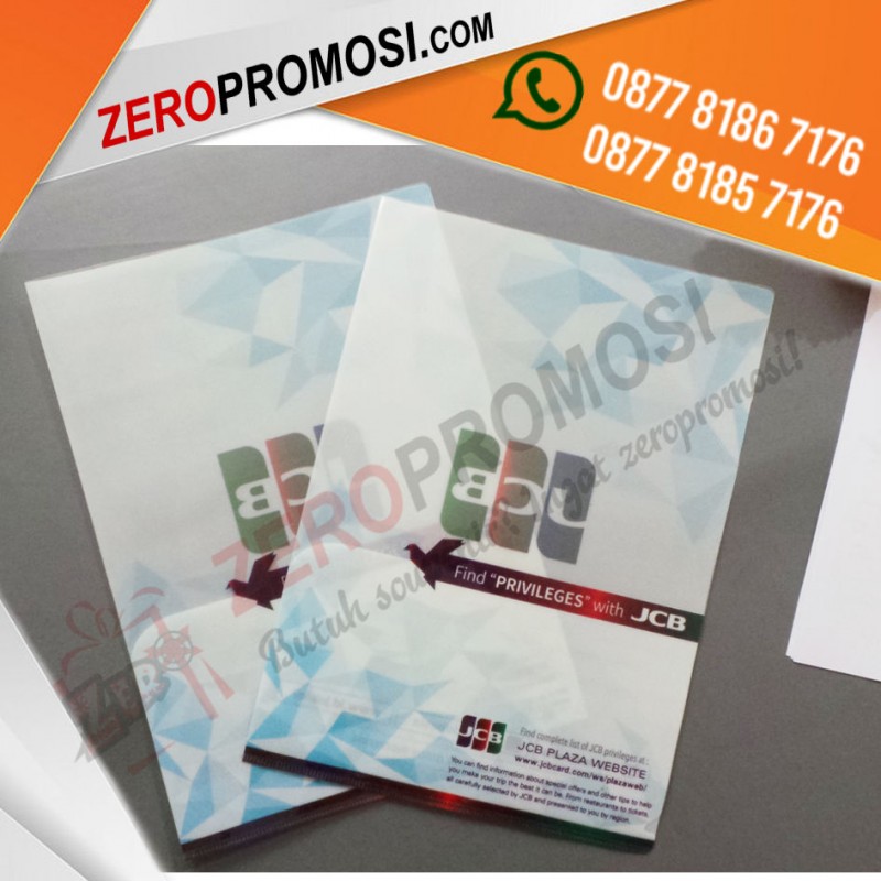 Map L Transparan Custom Logo - Solusi Souvenir Kantor yang Efektif Tas ...